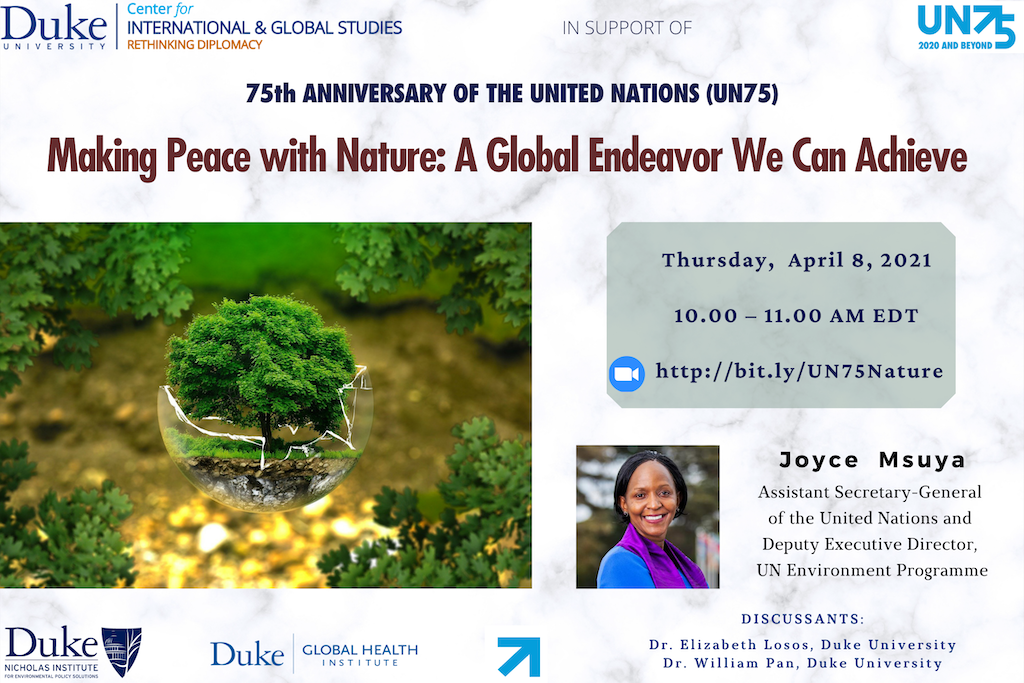 Making Peace with Nature: A Global Endeavor We Can Achieve | The ...