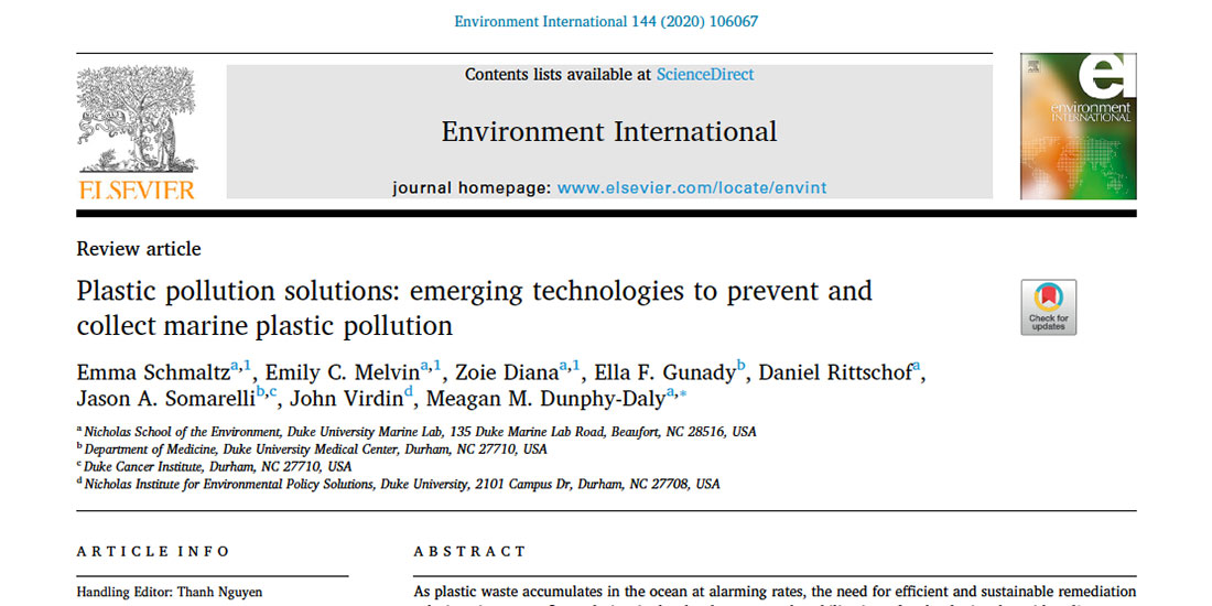 Plastic Pollution Solutions: Emerging Technologies to Prevent and ...